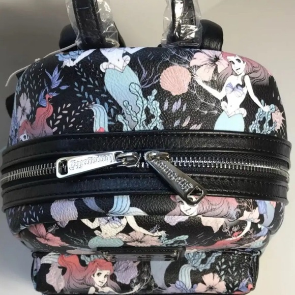 Loungefly | Bags | Loungefly Black Mermaid Mini Backpack | Poshmark